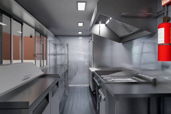 multi (Food) trailer (Interior) - Luxe Custom Builds
